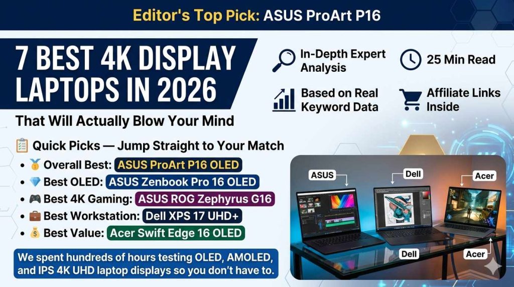 7 Best 4K Display Laptops in 2026 That Will Actually Blow Your Mind ...